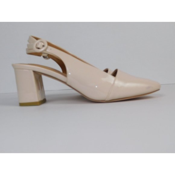 comfortview | Shoes | Comfortview Womens 3 Heels Nude Ivory Closed Toe ...